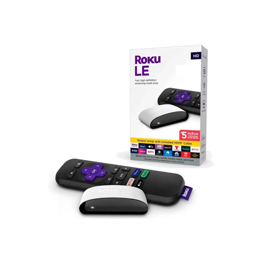 SMART TV BOX ROKU LE HDMI 1080P WIFI YOUTUBE NETFLIX CONTROL REM ...