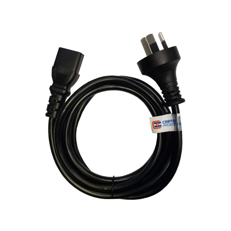 CABLE PC INTERLOCK POWER TRIPOLAR HEM.- 1.80MTRS MACHO 220V (DEP 2 ...