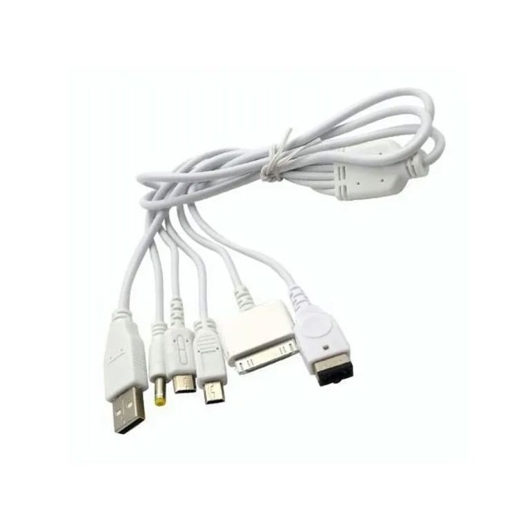 CABLE USB CARGA Y DATOS IPOD MICRO MINI PSP 5 EN 1 MEGALITE MLC-51 ...