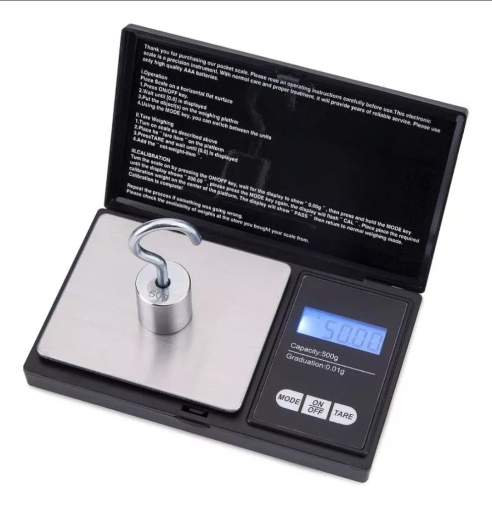 MINI BALANZA DIGITAL DE PRECISION 0.1 A 500 GRS CON TAPA – Despensa ...