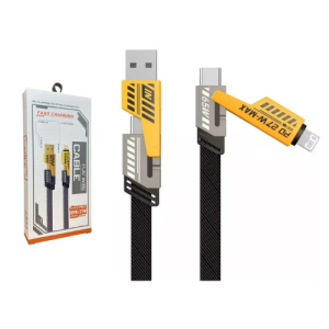 CABLE USB / USB TIPO C A LIGHTNING / USB TIPO C 65W IPHONE APPLE 4 EN 1 ...